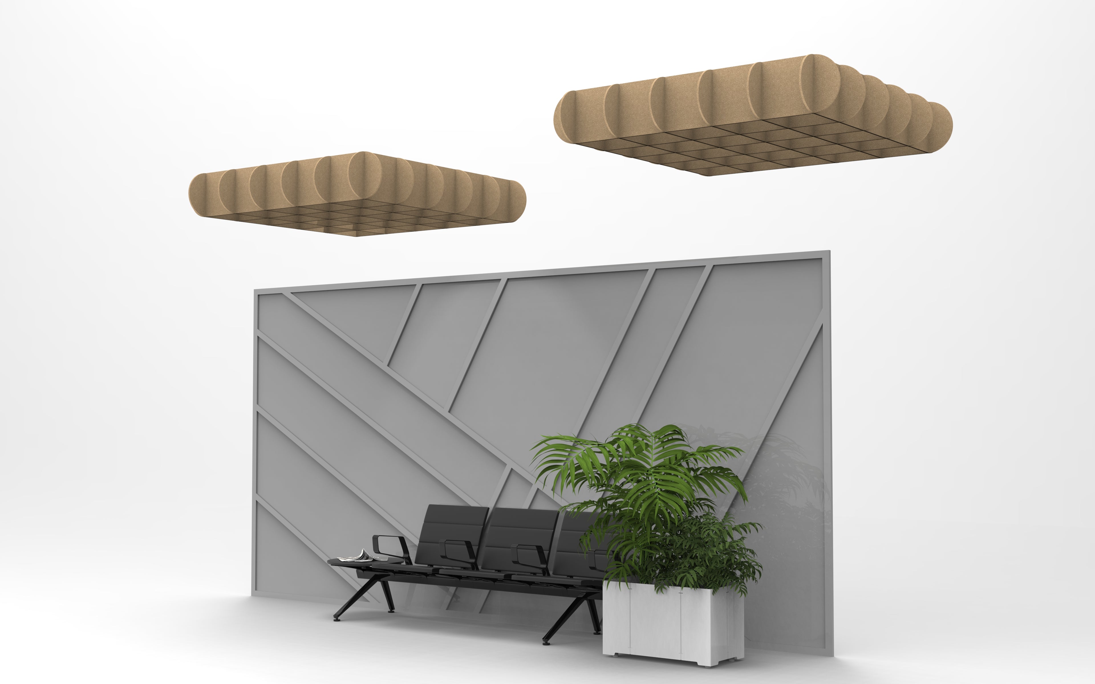 6'x6' 12" High Grid Cloud – TheQuietRoom