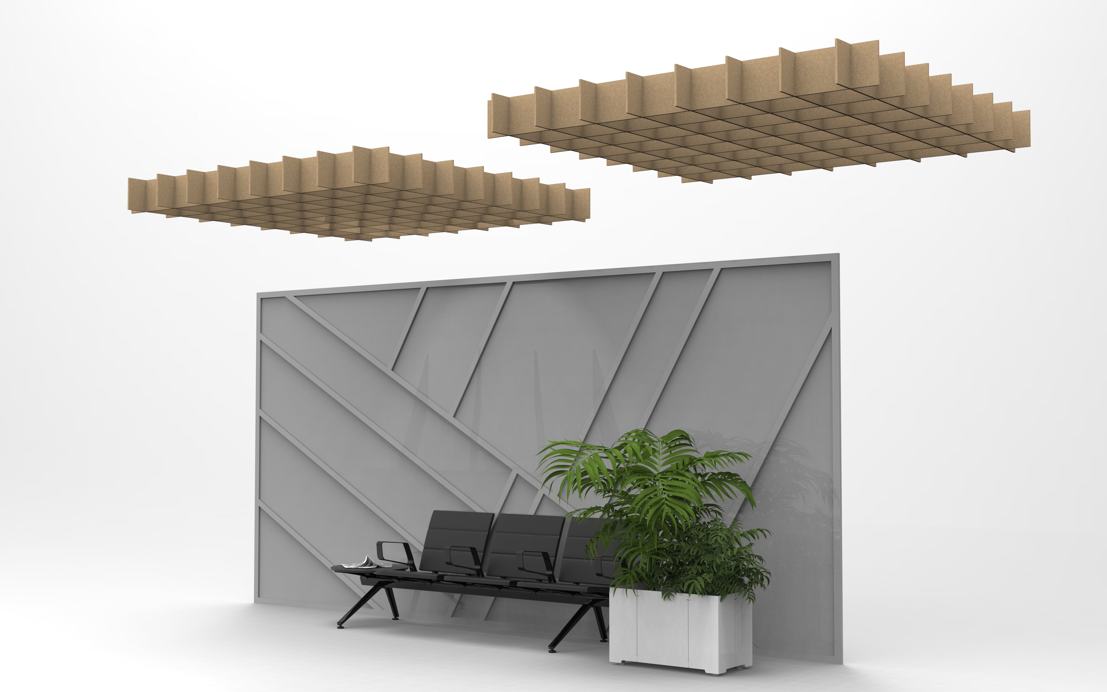 8'x8' 9" High Grid Cloud – TheQuietRoom