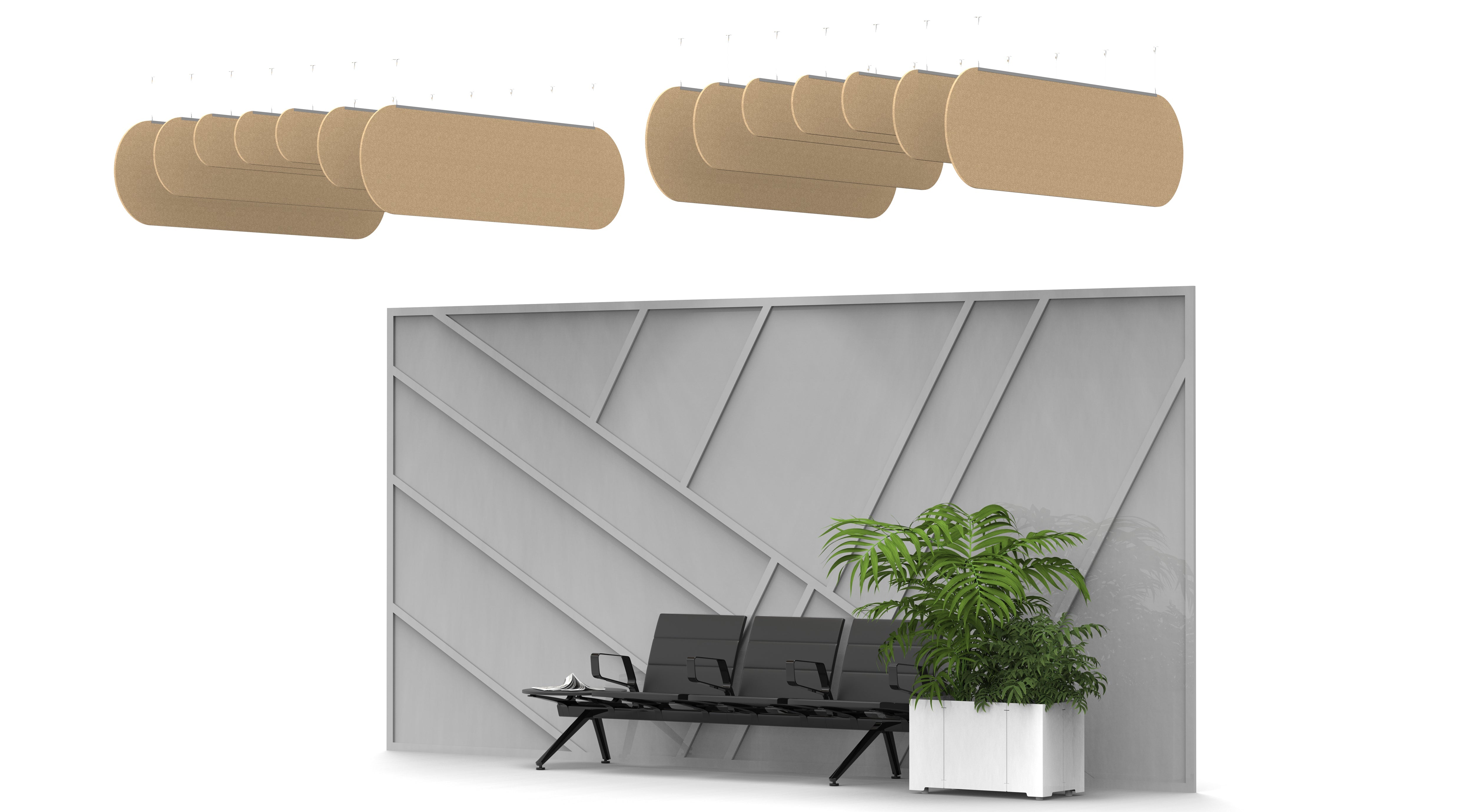 Acoustic Single Baffle - Tubular – TheQuietRoom